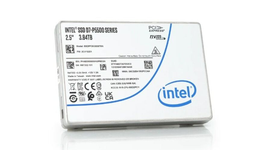 Dell OEM Intel D7-P5500 SSDPF2KX038T9TP 3.84TB NVME U.2 2.5 GEN4 Read ...
