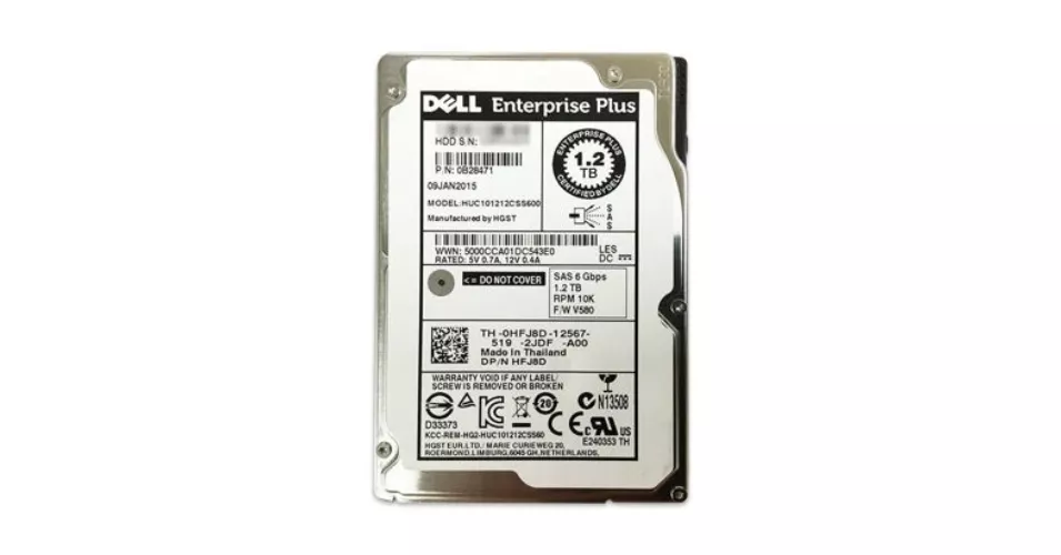 Dell OEM Enterprise Plus Hitachi HUC101212CSS600 1.2TB SAS 6Gbps 10K ...